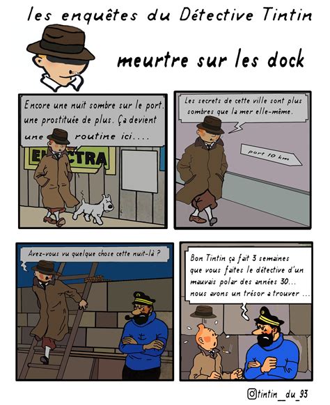 Tintin Se Prend Pour Un Détective Rdanktintinmemes