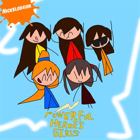 Nickelodeon Powerful Heroes Girls Poster Rnickelodeon