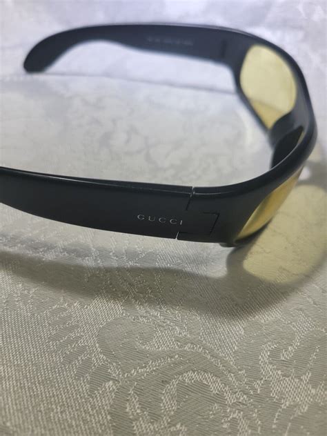 Authentic Vintage Gucci Mens Sunglasses Black Gg 1190 Gem
