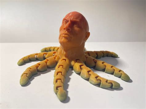 Octorock 3D Printed The Rock Octopus Articulated 3D Print Sweden