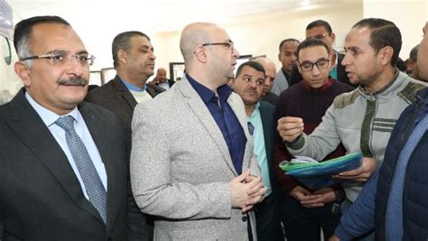 محافظ بنى سويف يتابع انتظام سير العمل بمجمع الخدمات الحكومية