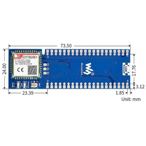 Sim7020e Nb Iot Module For Raspberry Pi Pico The Pi Hut