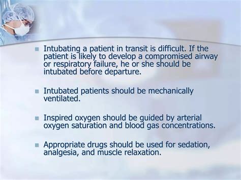 Transport Of Critically Ill Patient Ppt