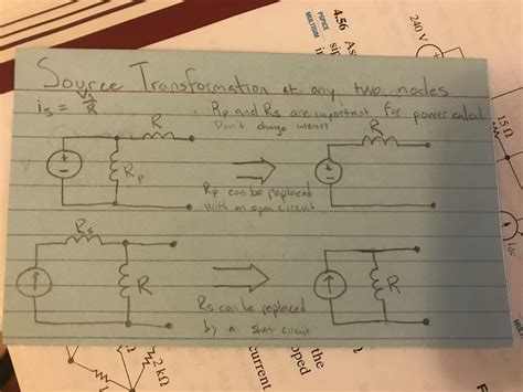 Circuit Analysis Simple Yes Or No Source Transformation Questions Electrical Engineering