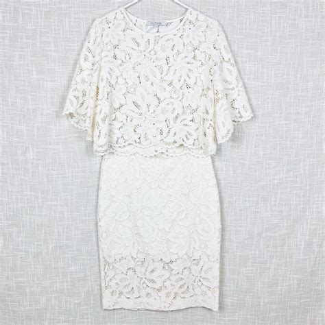 ALEXIS Two Piece Ivory Lace Crop Flutter Sleeve Top Gem