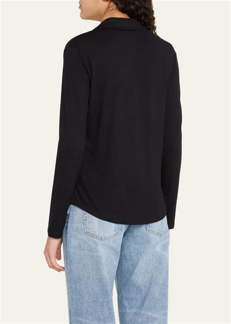 Majestic Filatures Soft Touch Button Front Shirt Bergdorf Goodman