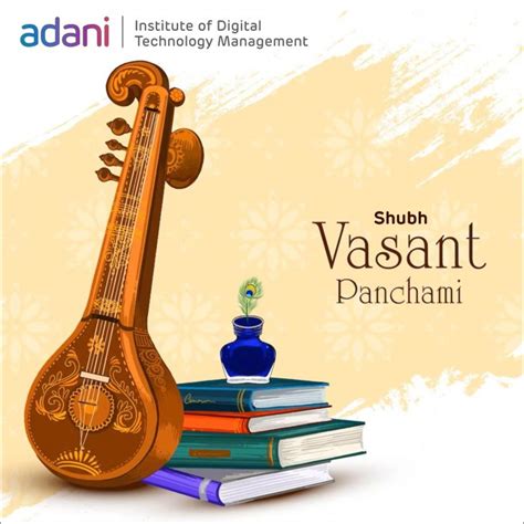 Adani Institute Of Digital Technology Management On Linkedin Vasantpanchami Saraswatipuja