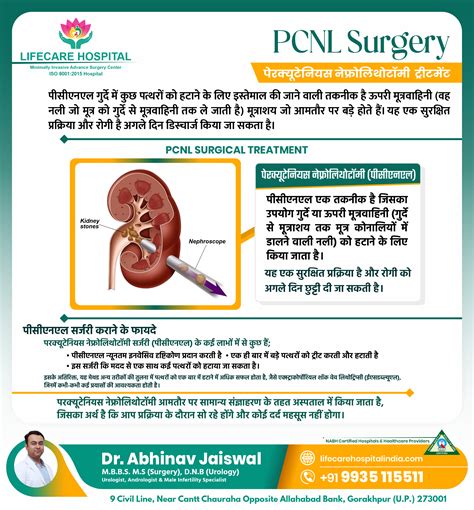 Pcnl Surgery Lifecare Hospital