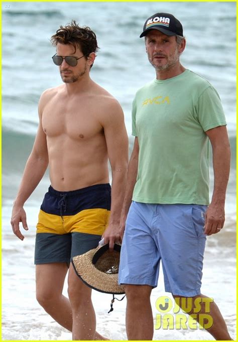 Photo Matt Bomer Goes Shirtless In Hawaii With Husband Simon Halls 07