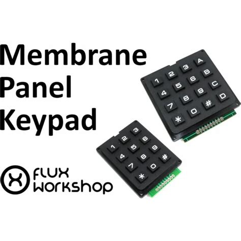Membran Matrix Tastatur Modul Panel 4x4 X3 Pi Uno Arduino Flux Workshop Eur 958 Picclick De