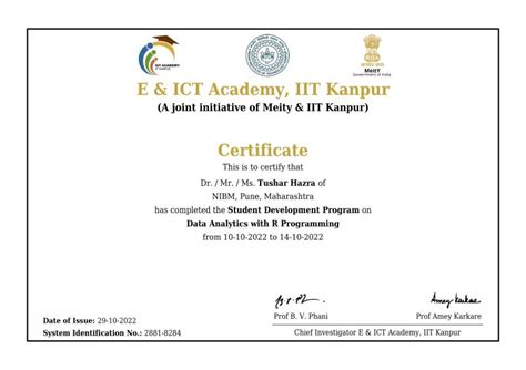 Tushar Hazra On Linkedin Recently Completed Data Analytics Course