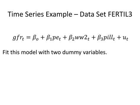 Ppt Chapter 10 Basic Regression Analysis With Time Series Data Powerpoint Presentation Id