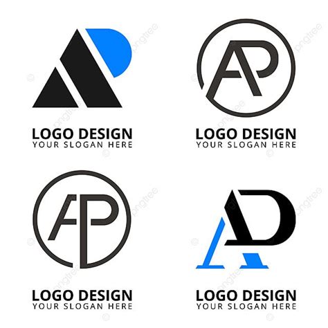 تصميم شعار حرف أب لمجموعة الأعمال