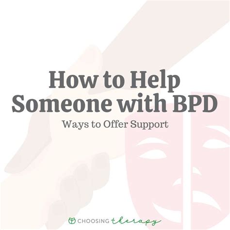 How To Help Someone With Bpd 20 Ways To Offer Support Bpd Bpd