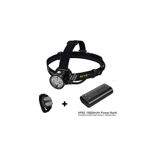 Nitecore HU60 1600 Lumens Headlamp with Wireless Wristband Control – K ...