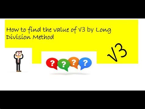 How To Find The Value Of Root By Long Division Method YouTube