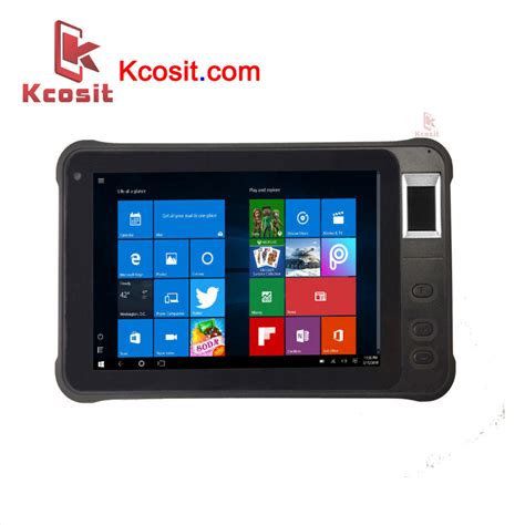 Kcosit K75 Rugged Windows Tablet Pc Fingerprint Reader Uhf Rfid Ip67 Waterproof 7 Inch Hdmi 2d