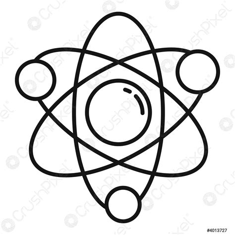 Science Gravity Icon Outline Style Stock Vector 4013727 Crushpixel