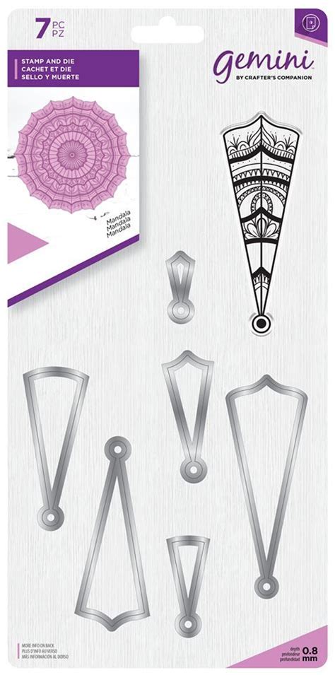 Gemini Ornamental Box Collection Mandala Stamp And Die Set