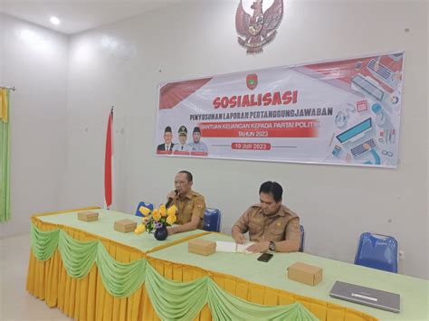 Kepala Badan Kesbangpol Kobar Pengurus Parpol Harus Paham Pengelolaan