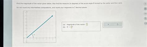 Solved Find The Magnitude Of The Vector Given Below Also Chegg Com