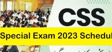 FPSC Announces Schedule Of Special CSS Exams Islamabad Post