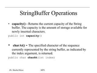 Arrays String Handling Java Packages PDF