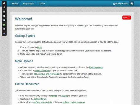 Gpeasy Demo Site Try Gpeasy Without Installing It