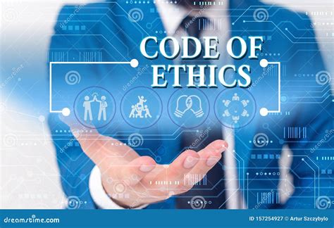 Writing Note Showing Code Of Ethics Business Photo Showcasing Basic
