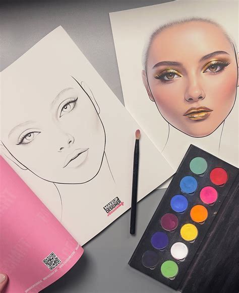 Learn Face Chart Makeup Design Liza Kondrevich The Face Chart Book