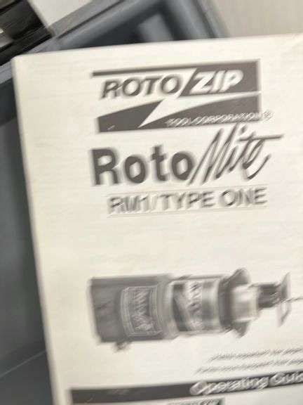 Rotozip Rotomite Type 1 Model Rm1 Spiral Drywall Router 28 000 Rpm