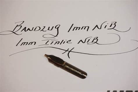 Brause Bandzug 1mm Nib The Golden Nib