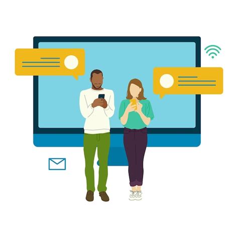 Иллюстрация социальной сети Png прозрачный фон Премиум фото