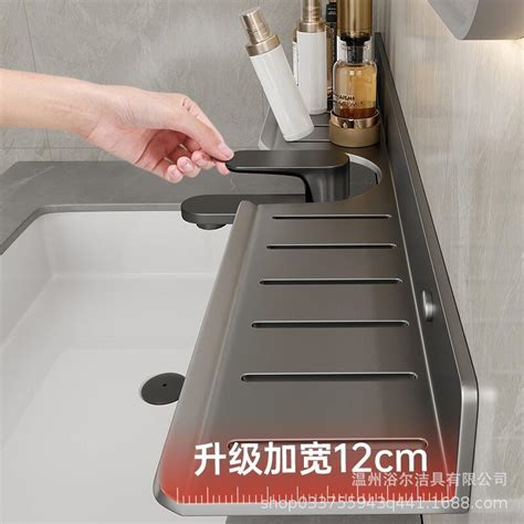 槍灰置物架免打孔鏡前浴室龍頭收納架衛生間洗漱臺龍頭掛架太空鋁 露天市集 全台最大的網路購物市集