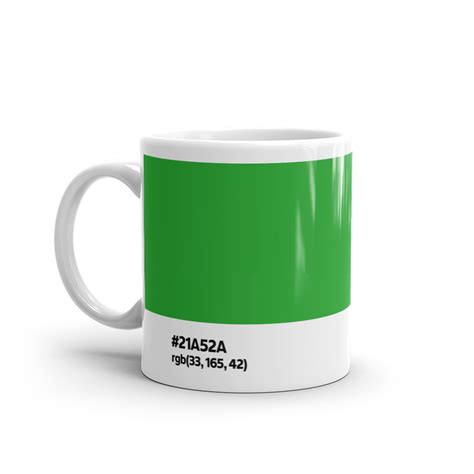 21a52a Grass Green Hex Code Mug — Hexmug