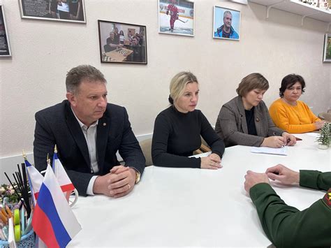 Ольга Торубарова Провели рабочую встречу с представителями одной из войсковых частей