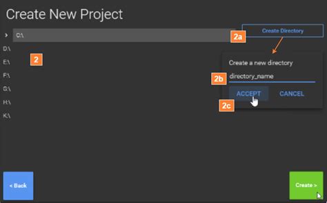 Create A New Inspection Project