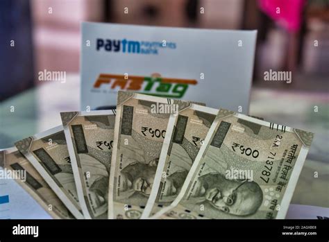 Fast Tag Provided By PayTM Pament Bank On A Beautifully Crafted Table