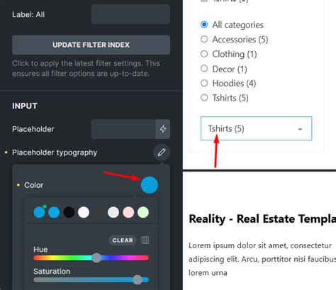 Solved Placeholder Typography Not Work In Filter Select Element Bugs Bricks Community Forum