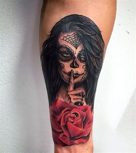 100 Tatuajes De Catrinas Significado Imágenes Y Diseños