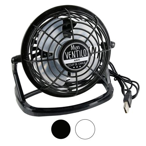 Mini ventilateur USB silencieux Blanc Chez Rentreediscount Les Trésors de Lizie