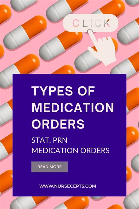 Types Of Medication Orders Artofit
