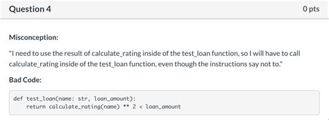 Solved Python An Explanation Of The Misconception An