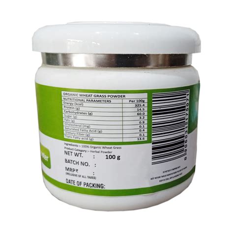 Nimbark Organic Wheat Grass Powder 100gm Immunity Booster