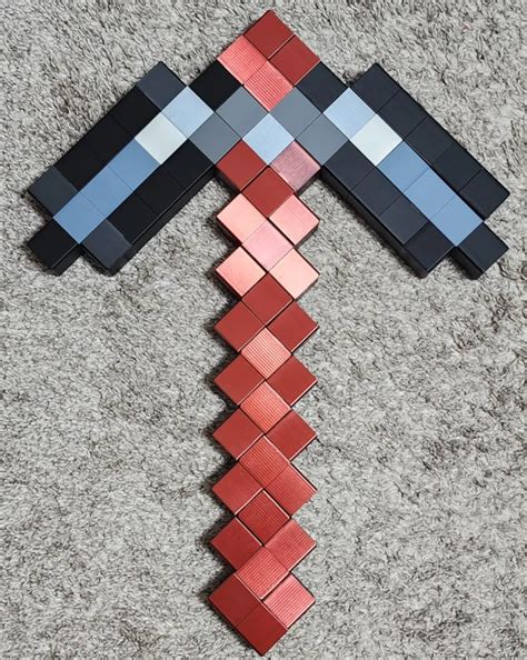 Minecraft Pickaxe Free 3d Print Model Makerworld