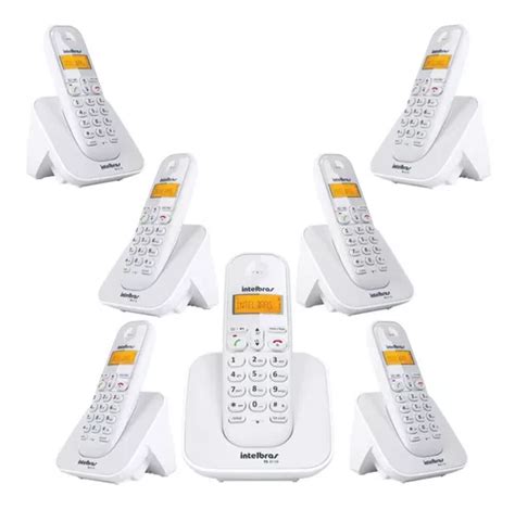 Kit de teléfono Intelbras Ts 3110 E 6 extensión fecha y hora alarma