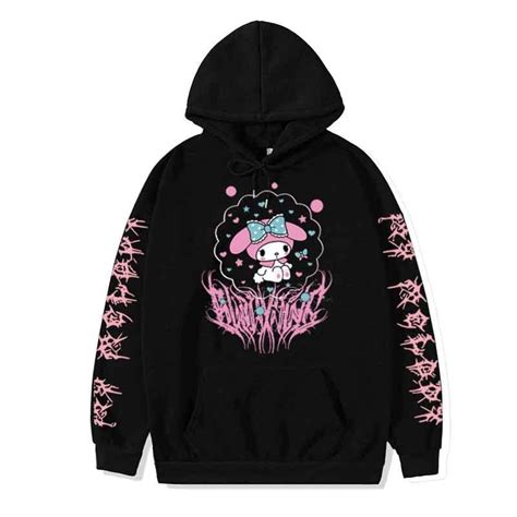Sanrio Sudadera Con Capucha De Dibujos Animados De Hello Kitty Jersey