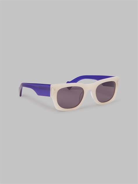Marcelo Burlon Sunglasses Calafate Beige Dark Grey Best Designers Inc