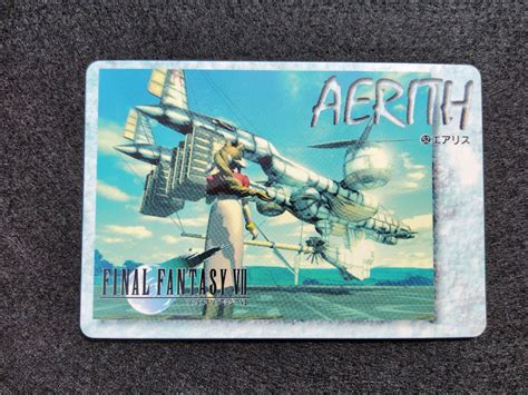 Final Fantasy Vii Carddass 52 Aerith Retro Japan
