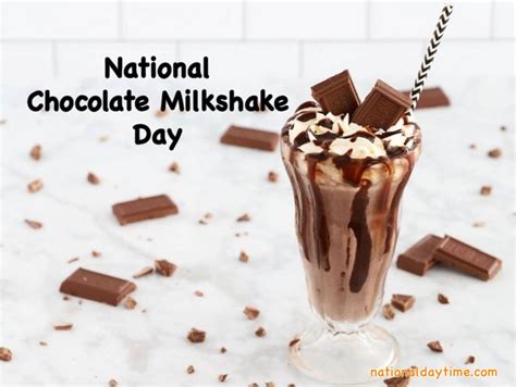 National Chocolate Milkshake Day 2023 September 12